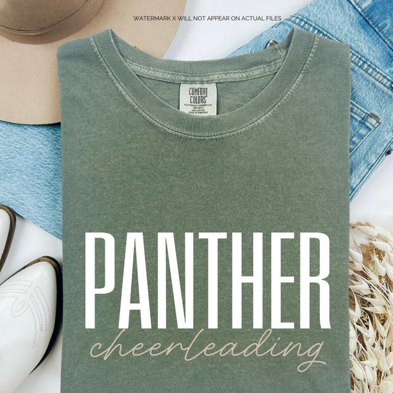 Panther Cheer Script Font SVG PNG PDF Cut File Cheerleader - Football ...