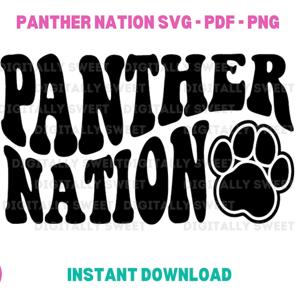 Panther Nation Png - Etsy
