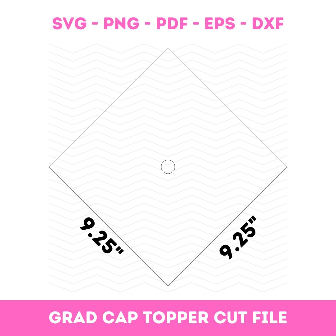 Downloadable Cap Topper Graduation Topper for Decorated Grad Cap Custom ...