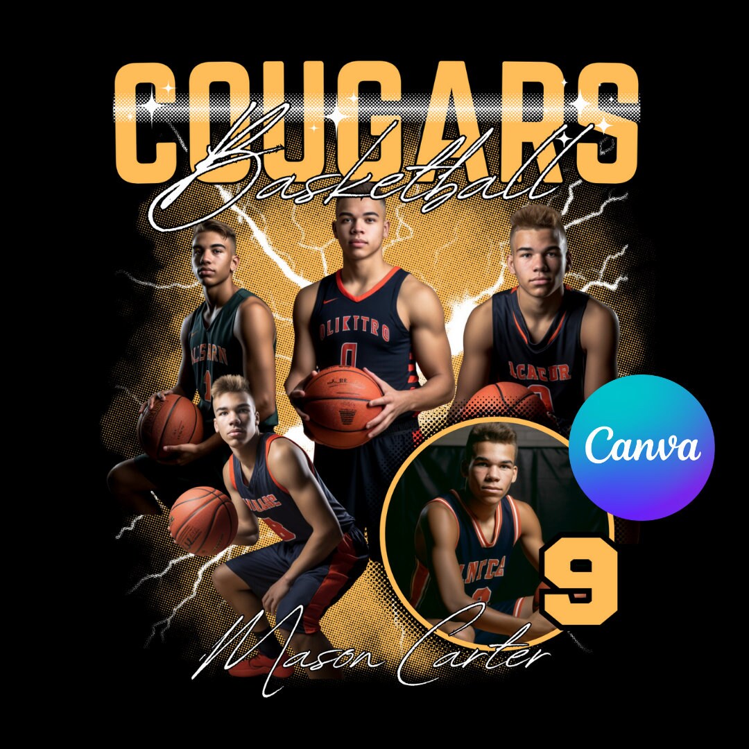 Custom Bootleg Rap Tee Template Black Yellow Gold Custom Photo Birthday ...