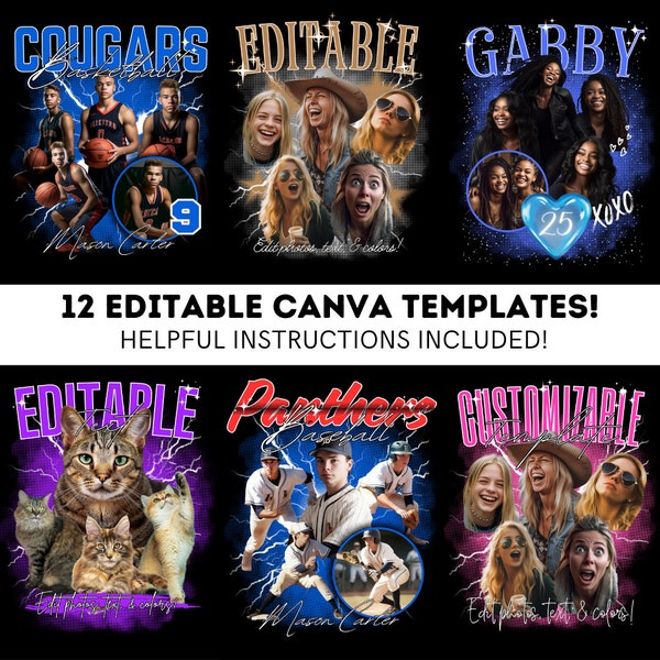 Bootleg Shirt Template Canva Canva Editable T Shirt Template Bootleg Rap Tee Template Canva ...