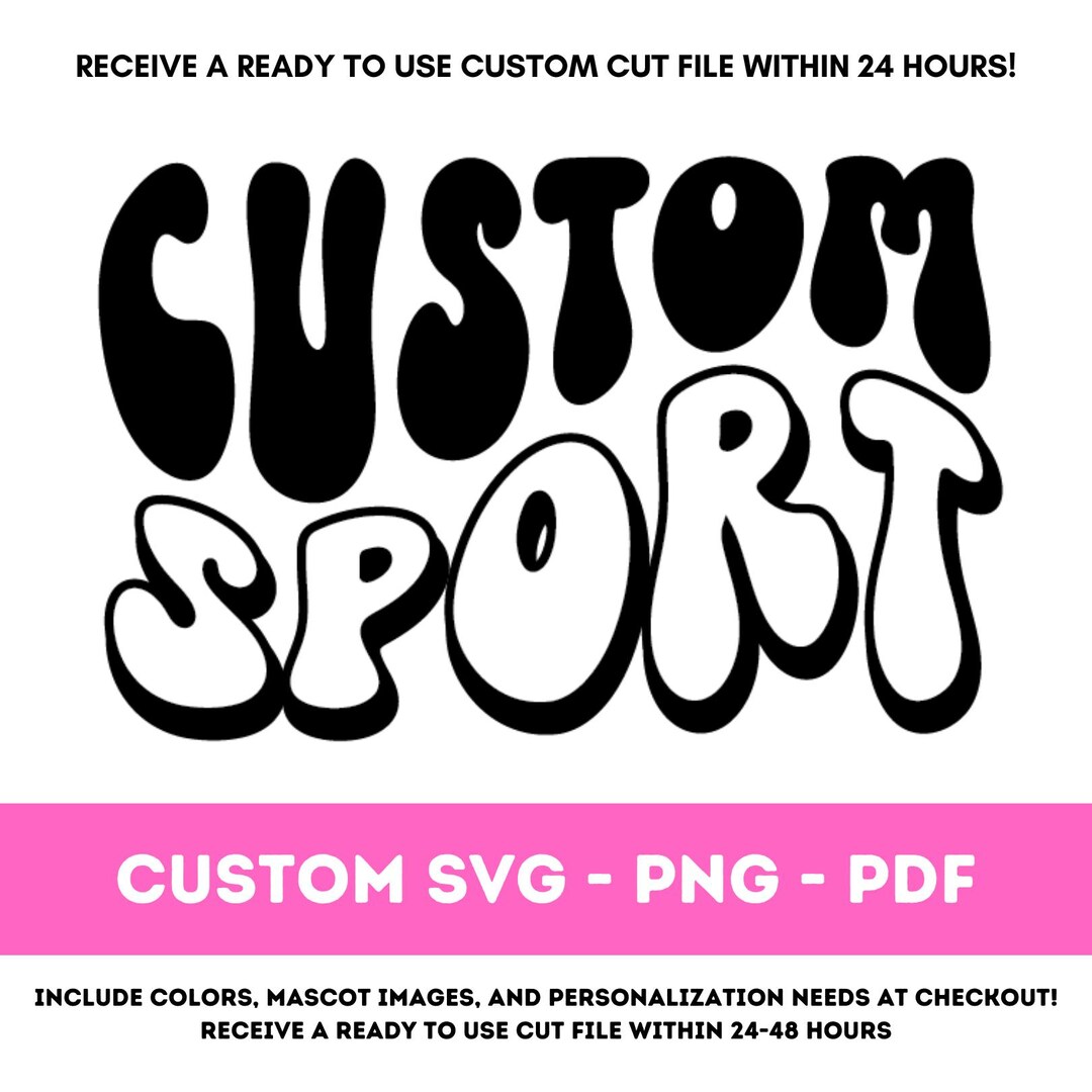 Custom SVG Design Any School ETC Cut File for Vinyl Tshirt Creation ...