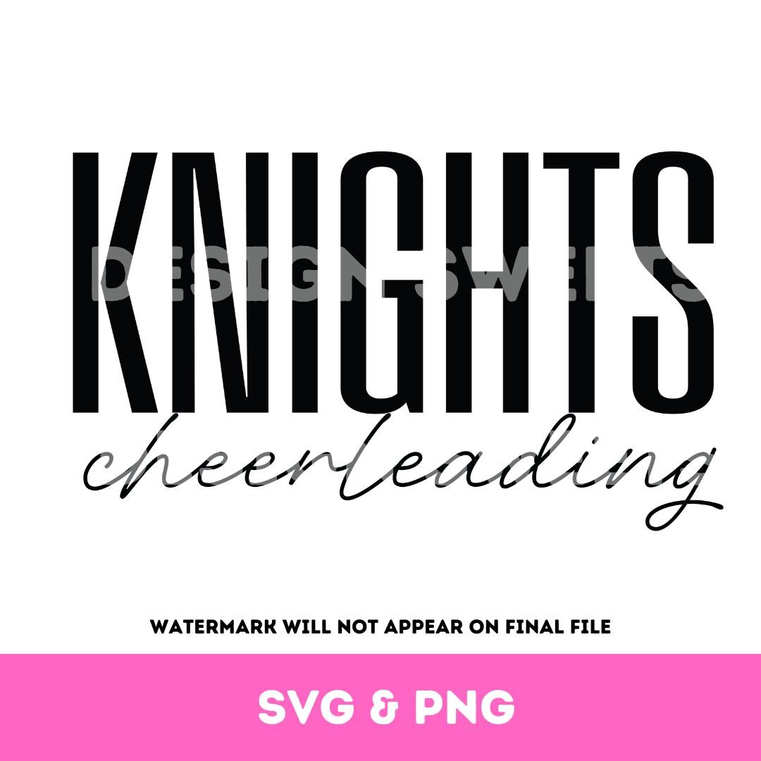 Knights Cheer SVG PNG Cut File Fall Sports School Mascot Design ...