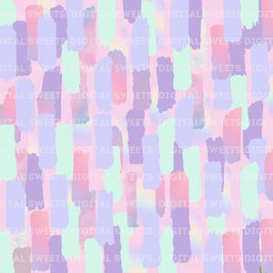 Preppy Messy Paint Digital Paper PNG Paint Brush Stroke 300 Dpi Digital ...