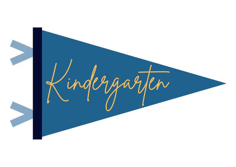 Pennant Flag Editable Canva Template Printable PNG Sports Nursery ...