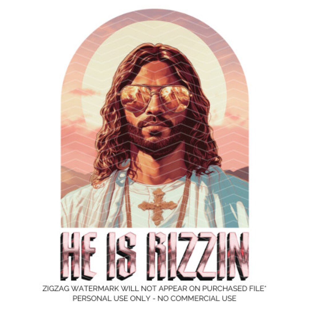 He is Rizzin Direct to Film PNG for DTF Printing Sublimation Design ...