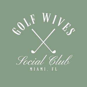Golf Wives Abandoned Social Club Custom Logo Personalized Party Shirts ...