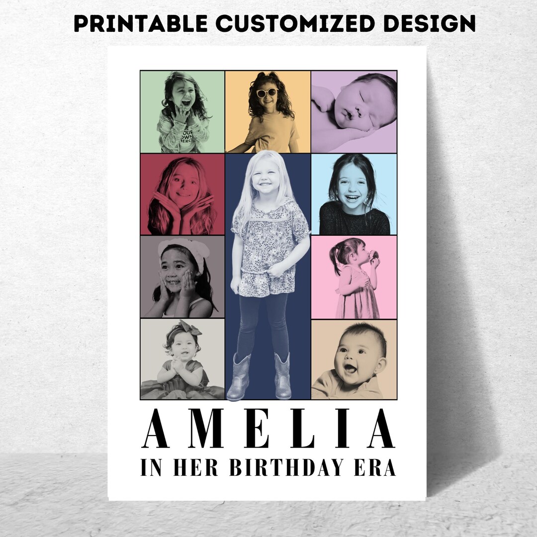 Customized Eras Poster PNG PDF for Printable Concert Tour Poster Grid ...