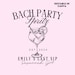 Bachelorette Logo Bach Party Logo Template Editable Social Club Logo ...