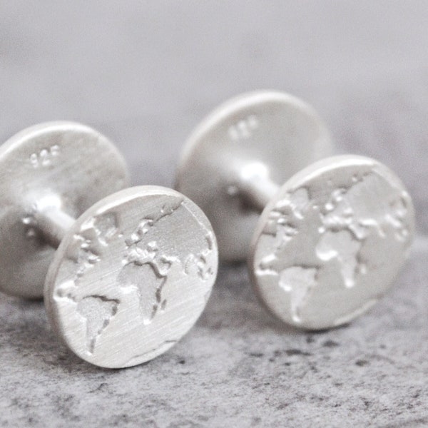 Globe Cufflinks - Etsy