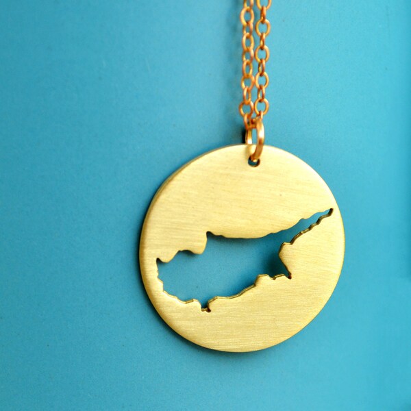 Cyprus Pendant Necklace - Etsy
