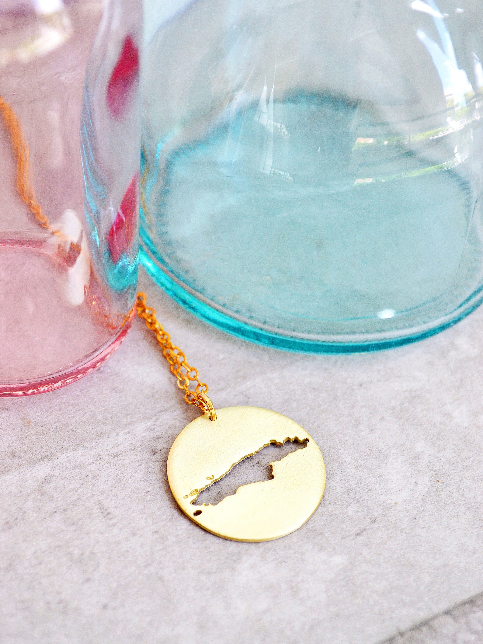 Hydra Necklace/hydra Souvenir/hydra Pendant/hydra Map/hydra - Etsy