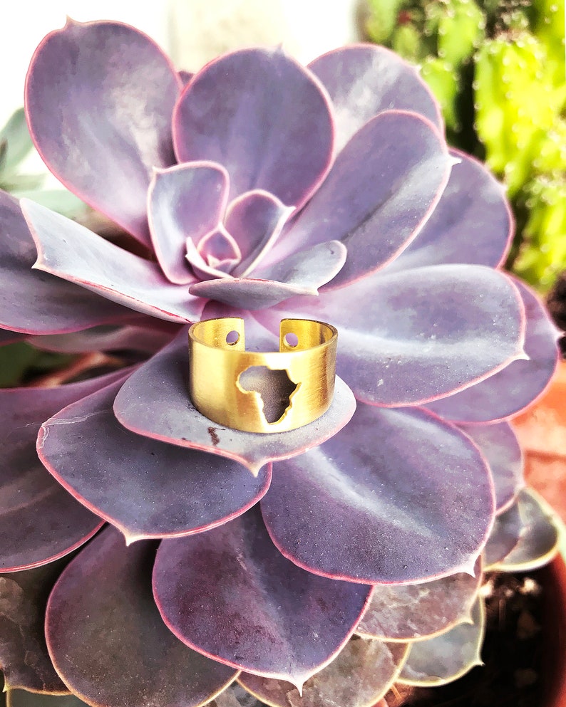 African Ring /map of Africa /african Jewelry/ African Inspired - Etsy