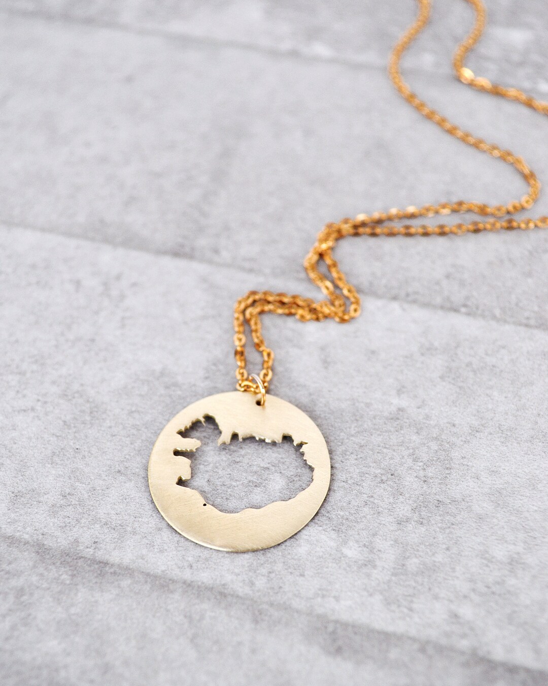 Iceland Necklace, Iceland Gift, Map of Iceland ,iceland Map,iceland ...