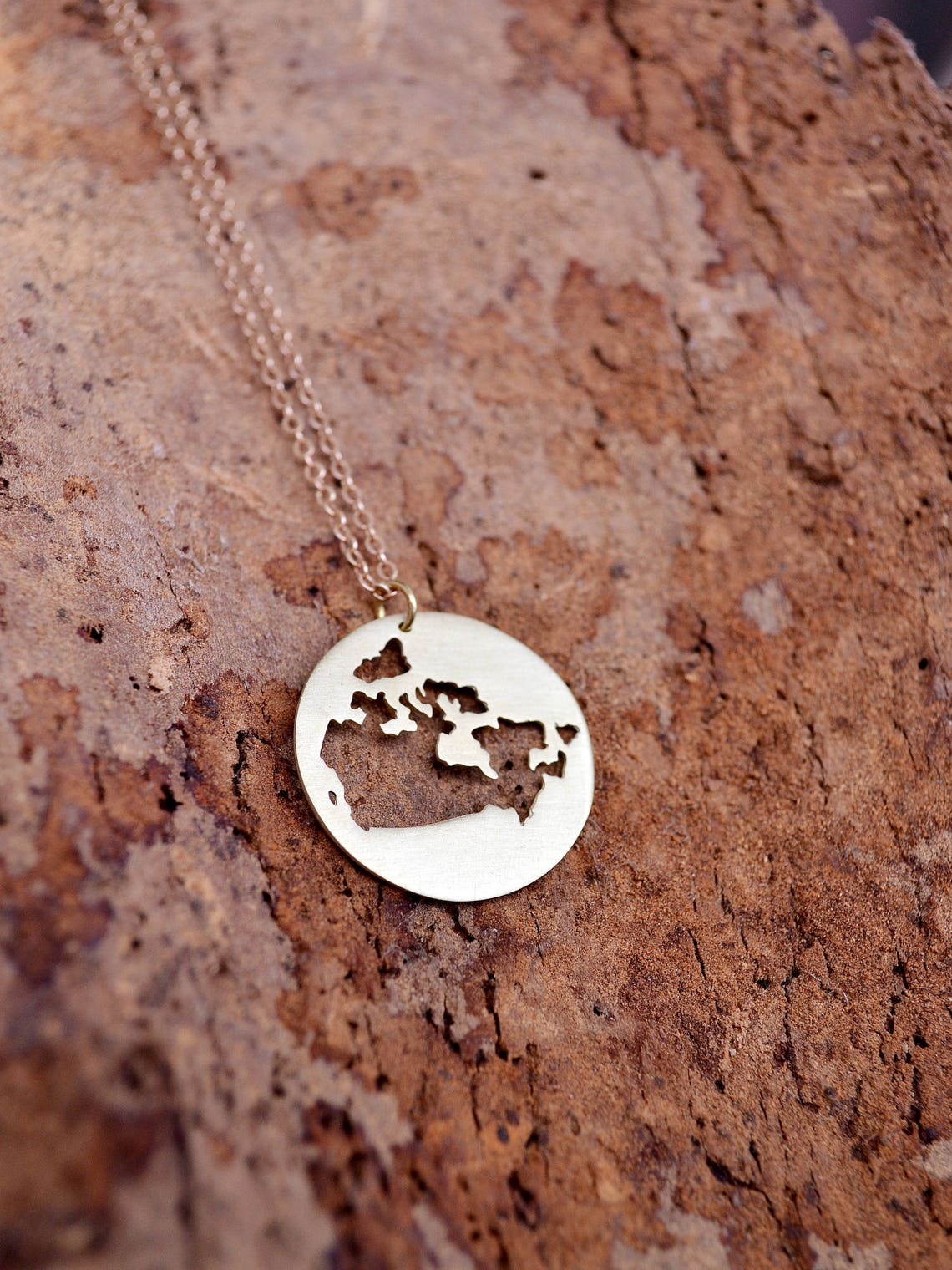 Canada Necklace / Canada Pendant / Canada Charm / Canada | Etsy