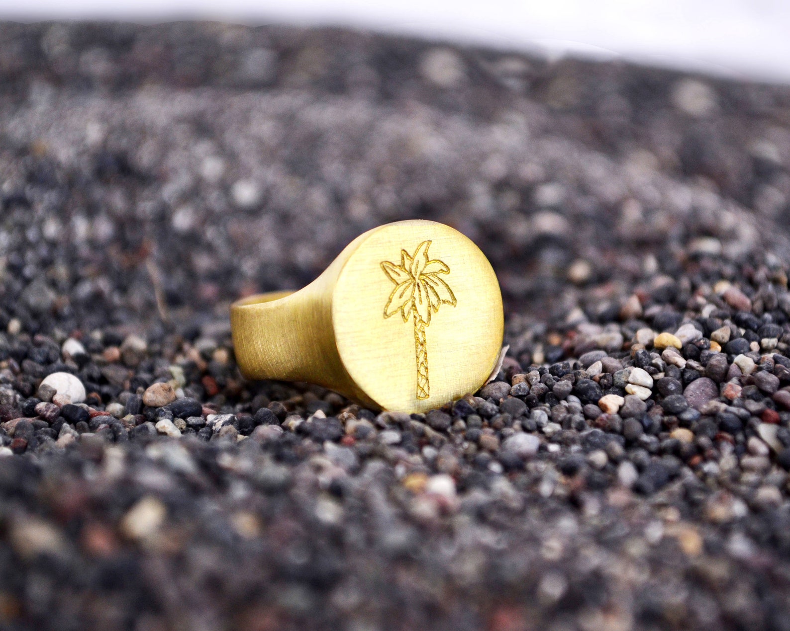 Palm Tree Ring/tropical Ring/mens Jewelry/palm Tree - Etsy