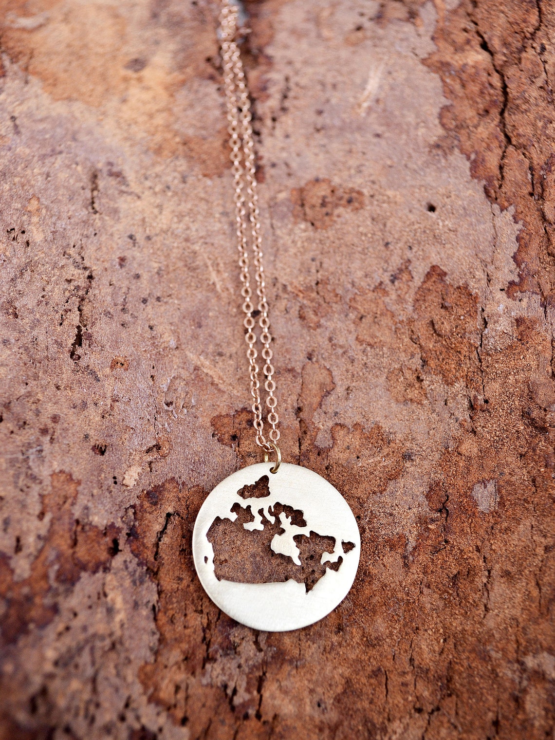 Canada Necklace / Canada Pendant / Canada Charm / Canada | Etsy