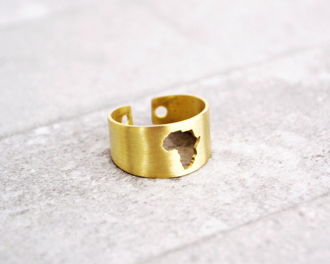 African Ring, Map of Africa, African Jewelry, African Inspired, Africa ...