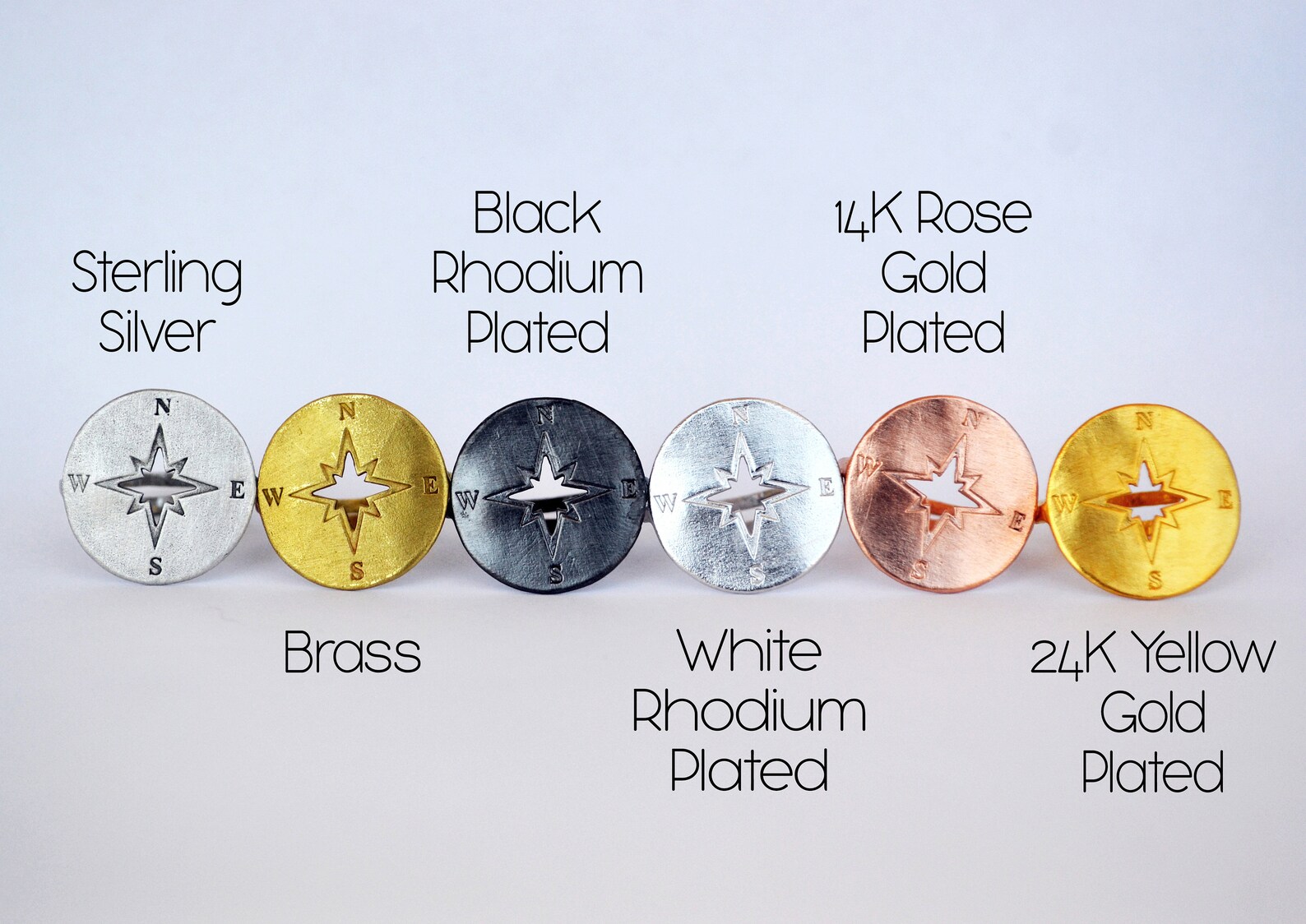 Compass Ring / Compass Rose / Compass Jewelry / Traveler Gift | Etsy