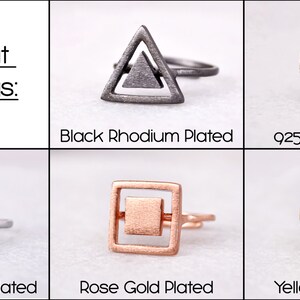 Round Ring/circle Ring/geometry Jewelry/geometry - Etsy