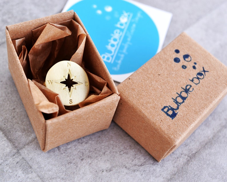 Compass Ring / Compass Rose / Compass Jewelry / Traveler Gift | Etsy