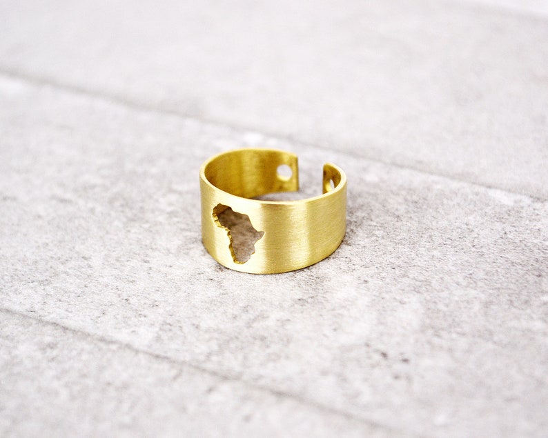 African Ring /map of Africa /african Jewelry/ African Inspired - Etsy