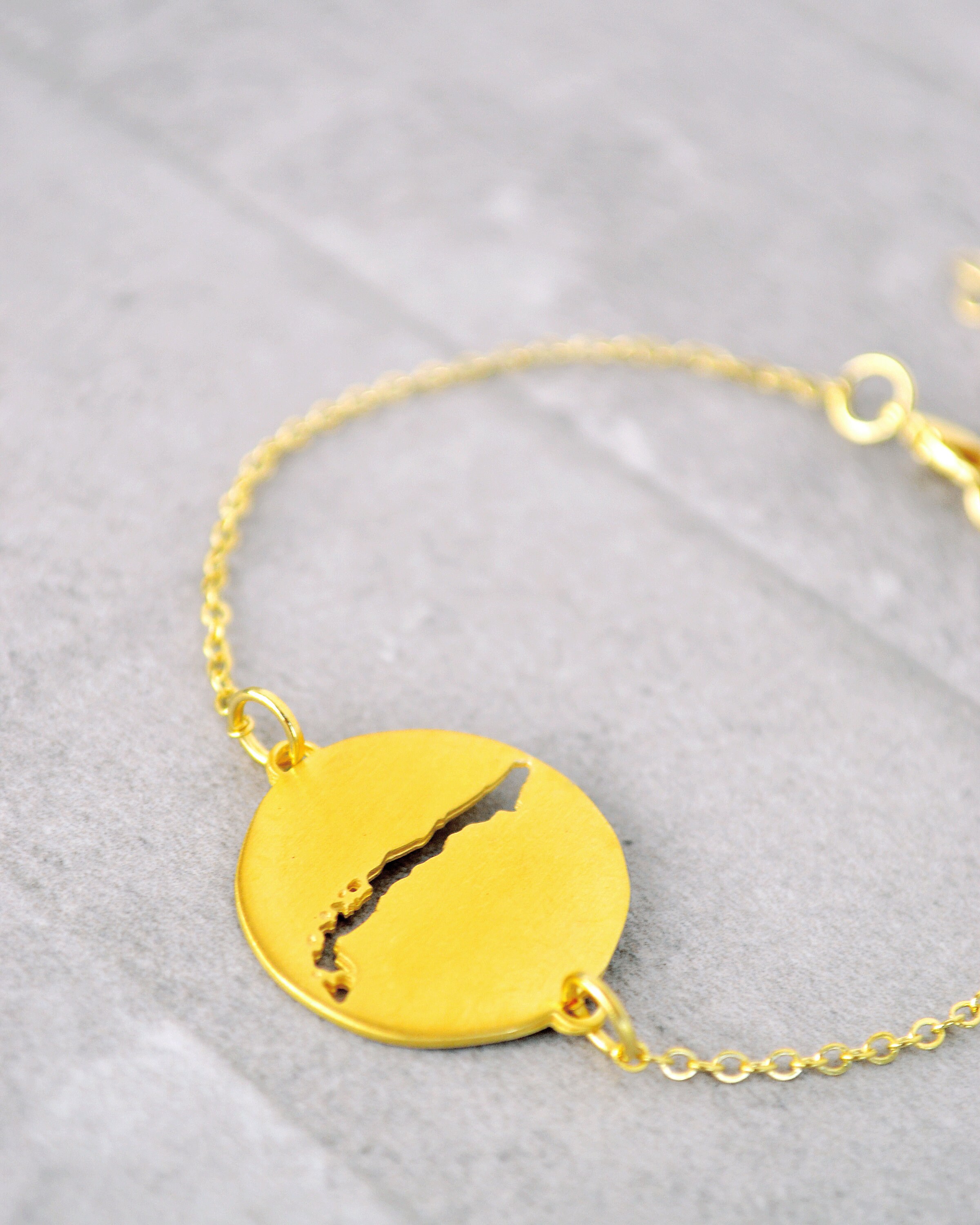 Chile Bracelet / Map of Chile / Chile Map / Chile - Etsy Hong Kong