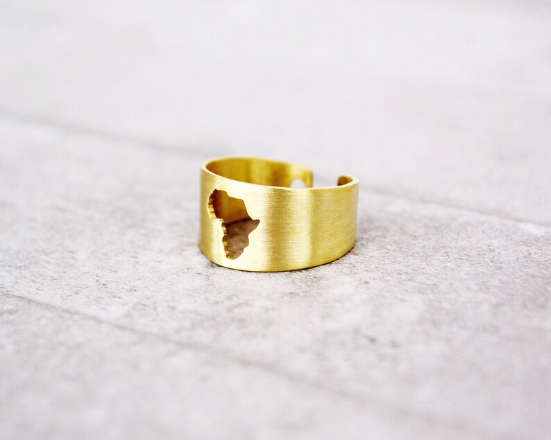 African Ring /Map of Africa /African Jewelry/ African Inspired | Etsy