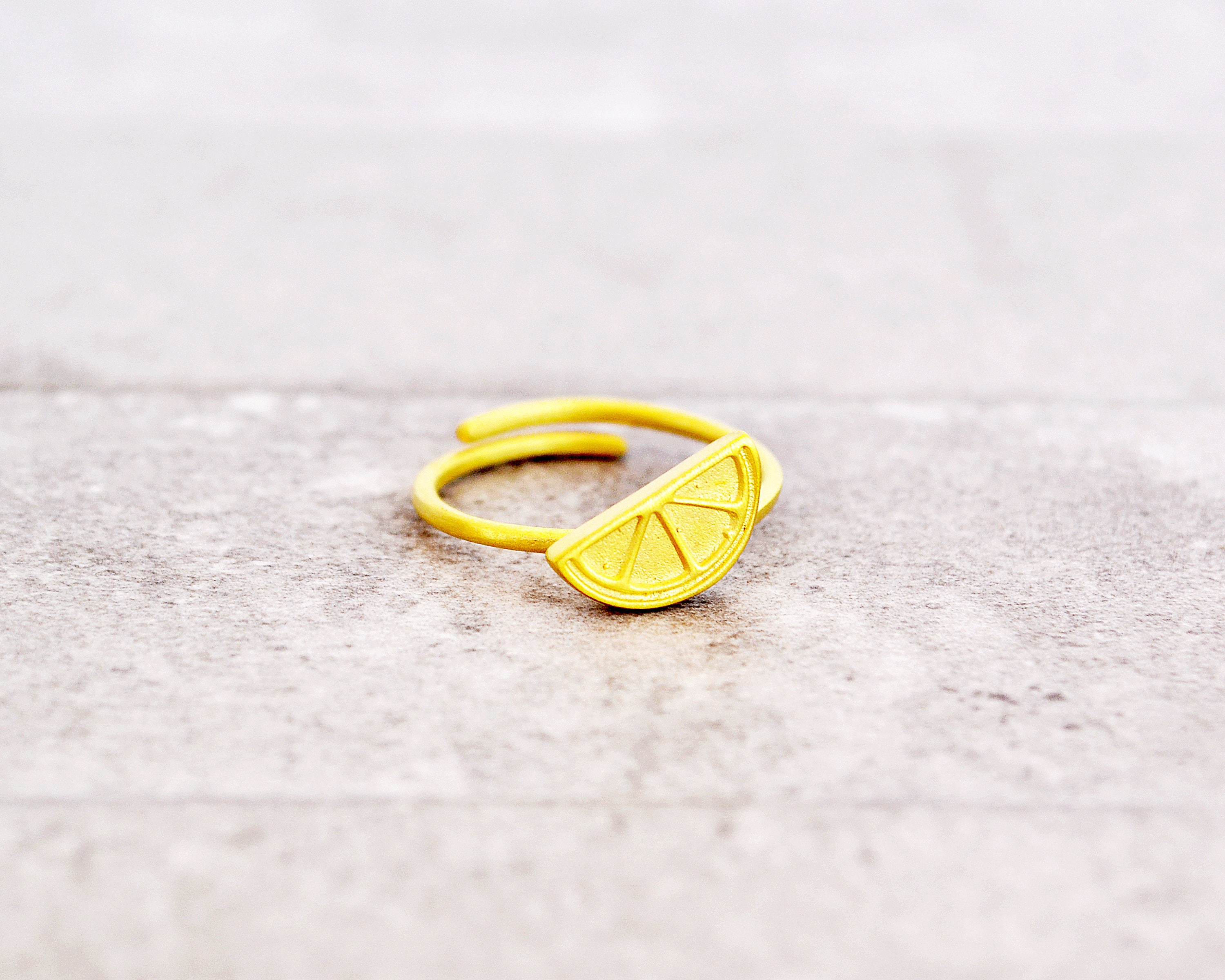 Lemon Ring / Fruit Jewelry / Lime Ring/Lime Jewelry/Lemon | Etsy