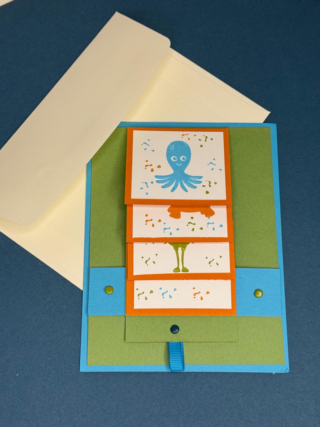 Interactive Waterfall Birthday Card | Handmade Pull Tab Birthday Card ...