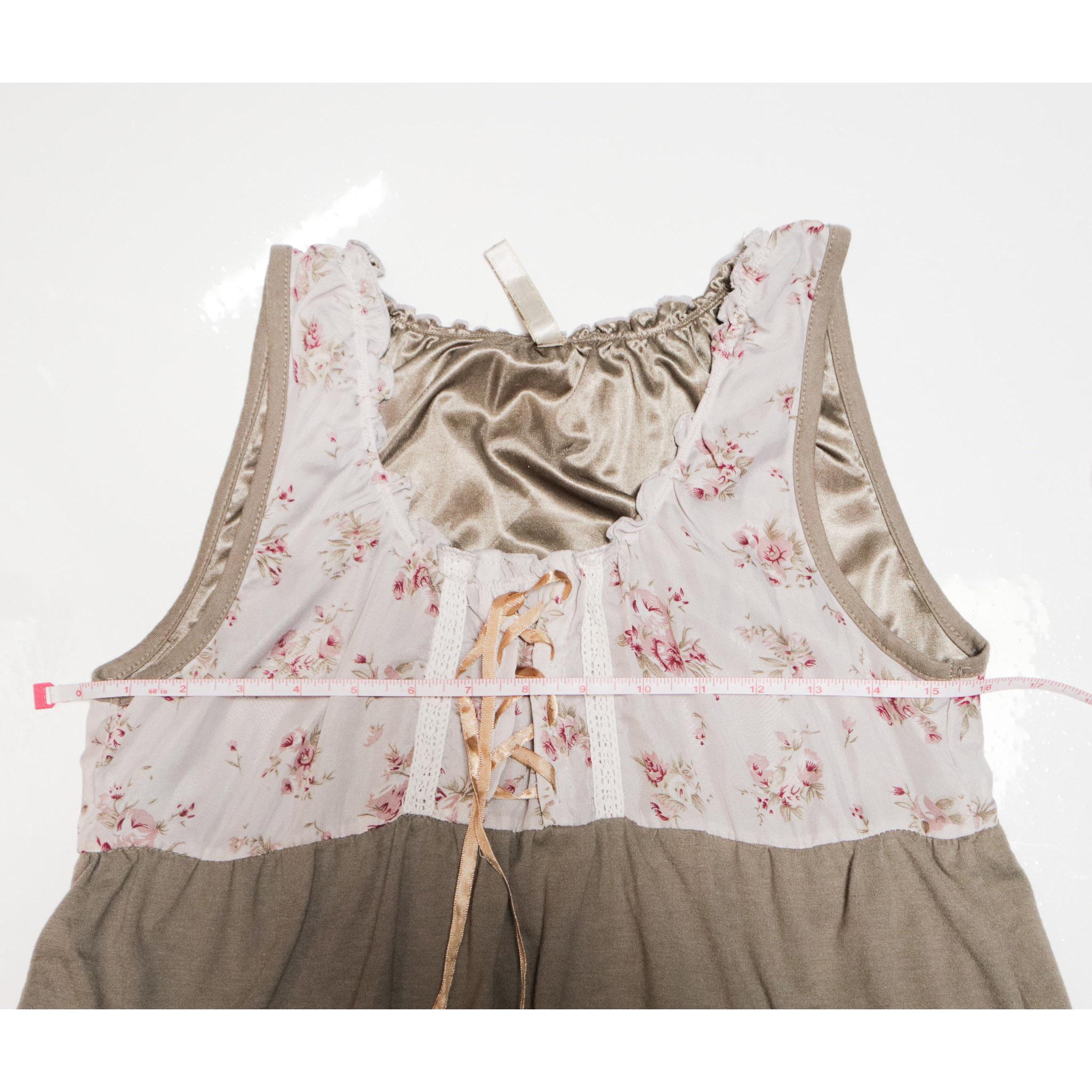 Vintage Japanese Boho Sheer Patchwork Lace Tunic Top W/ Lace up Detail ...