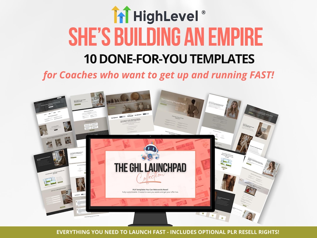 Gohighlevel Website & Funnel Templates | Launch-ready GHL Pages to ...