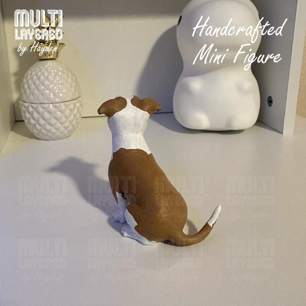 Custom Pet Figurine | Hand-painted 3D Printed Dog Statue - Etsy