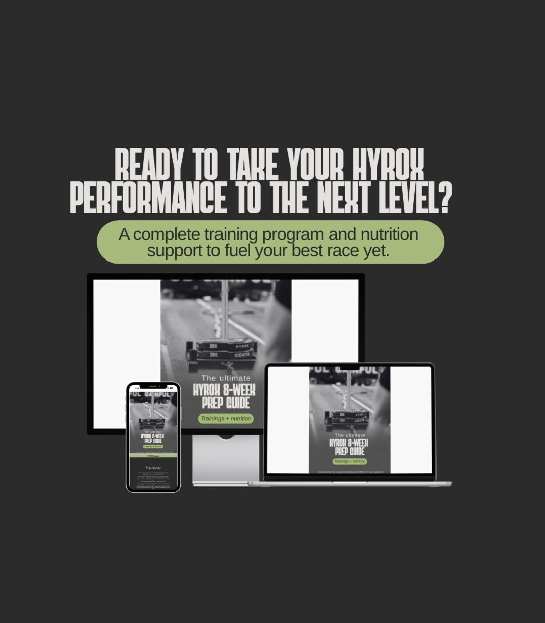 The Ultimate HYROX 8-week Prep Guide (nutrition + Training) - Etsy UK