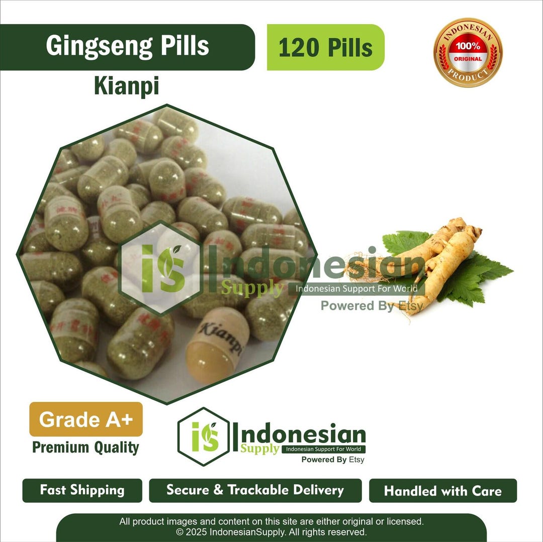 Ginseng Capsules, 2 BOXES / 120 Pills Herbal With Ginseng Radix ...