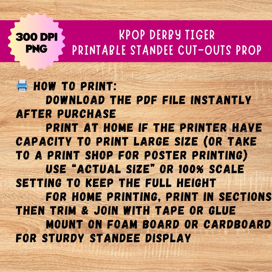 Ms. Rachel Birthday Party Standees, DIY Decorations (digital Download ...