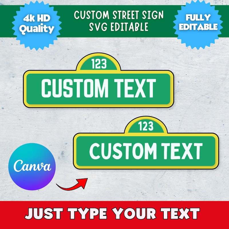 Custom Street Signs Png - Etsy