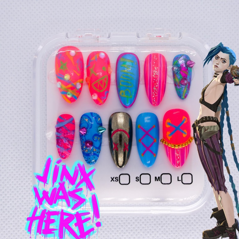 Arcane Jinx Nails - Etsy