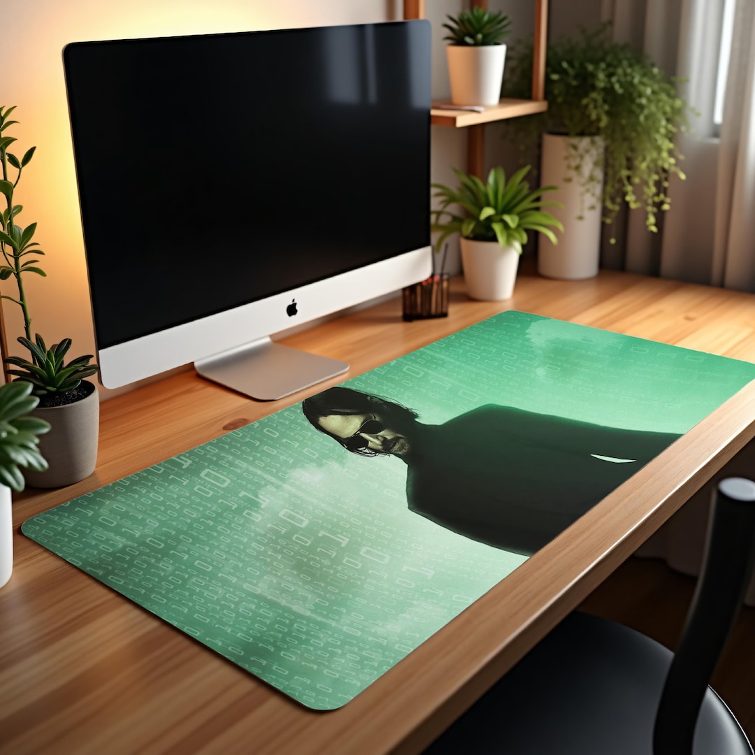 Neo Desk Mat, the Matrix Mouse Pad, Sci-fi Gaming Desk Pad - Etsy