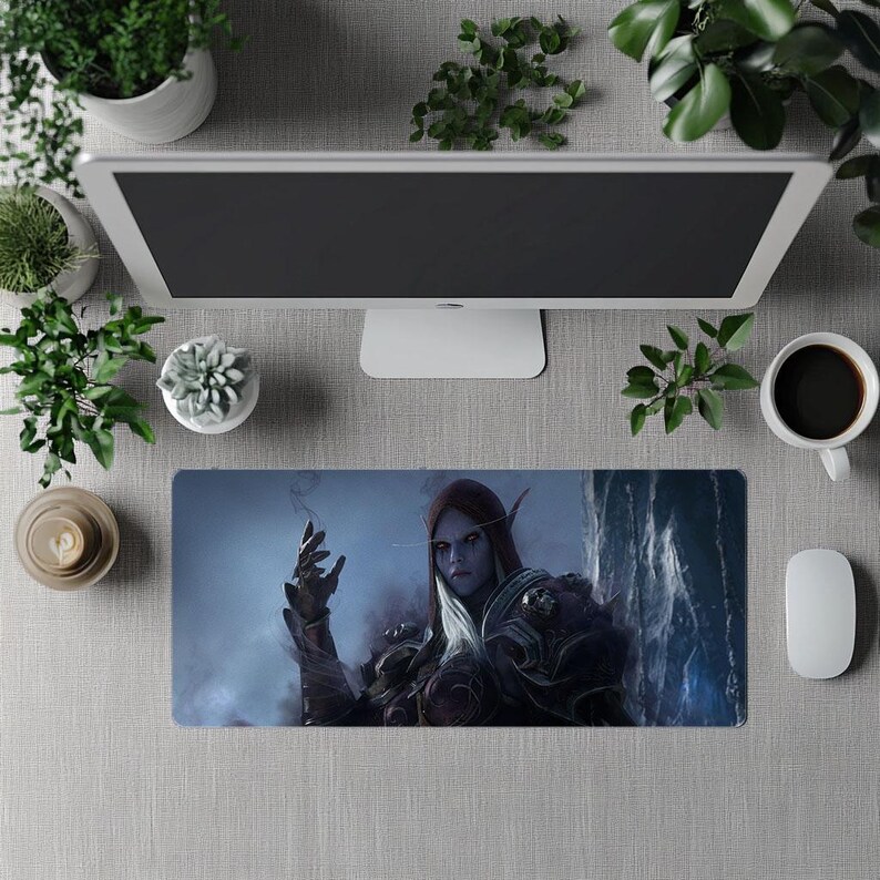 Sylvanas Windrunner Desk Mat, Wow Horde Gaming Mouse Pad - Etsy