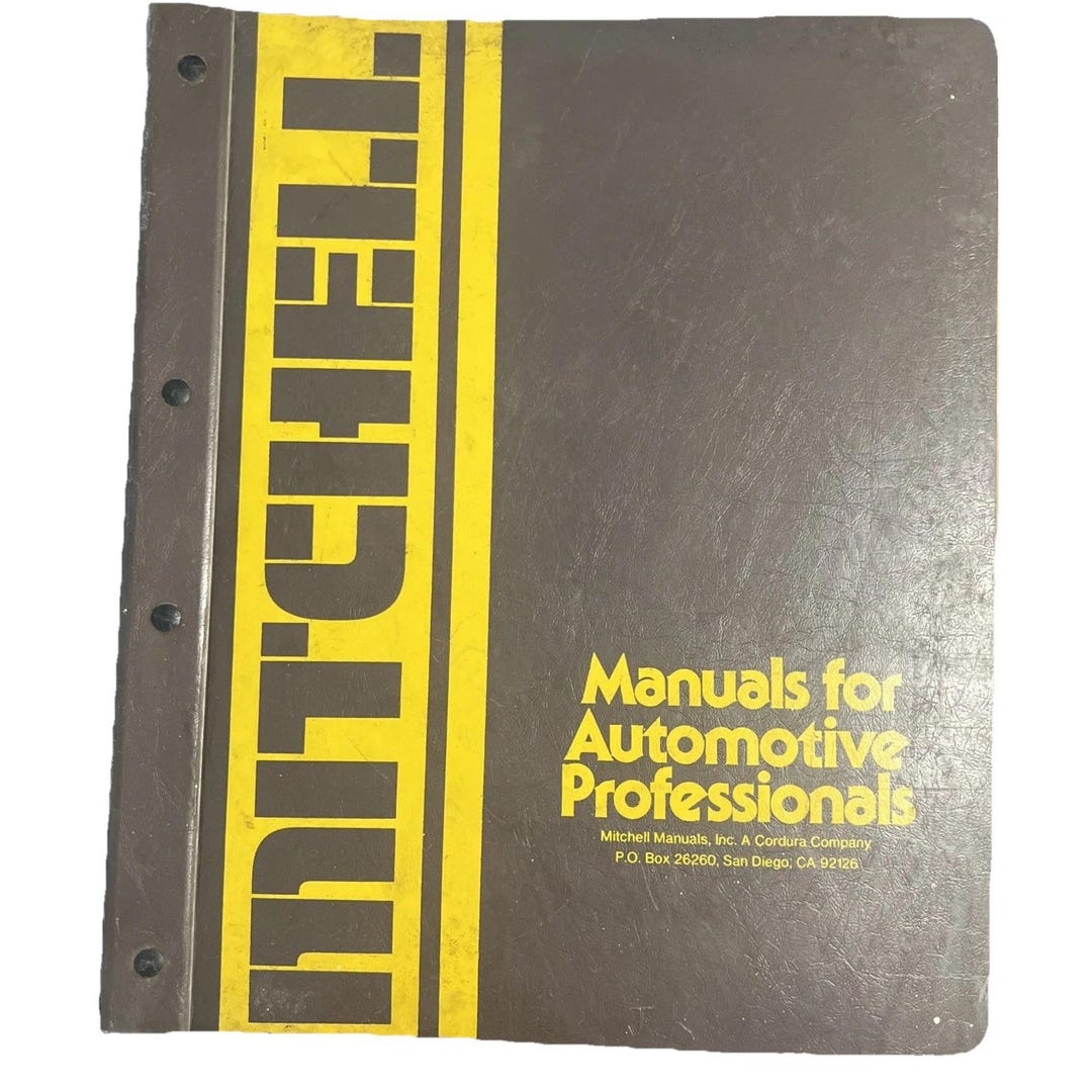 Mitchell 1970-1976 Imported Cars Trucks Tune up Service Manual - Etsy