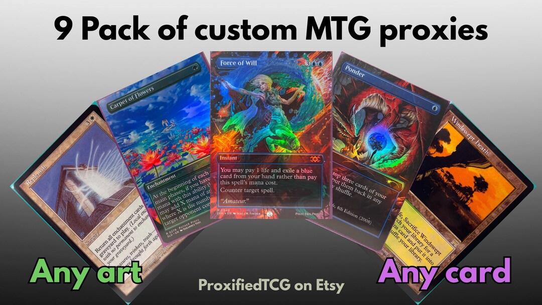 9 Custom MTG Proxies - Etsy