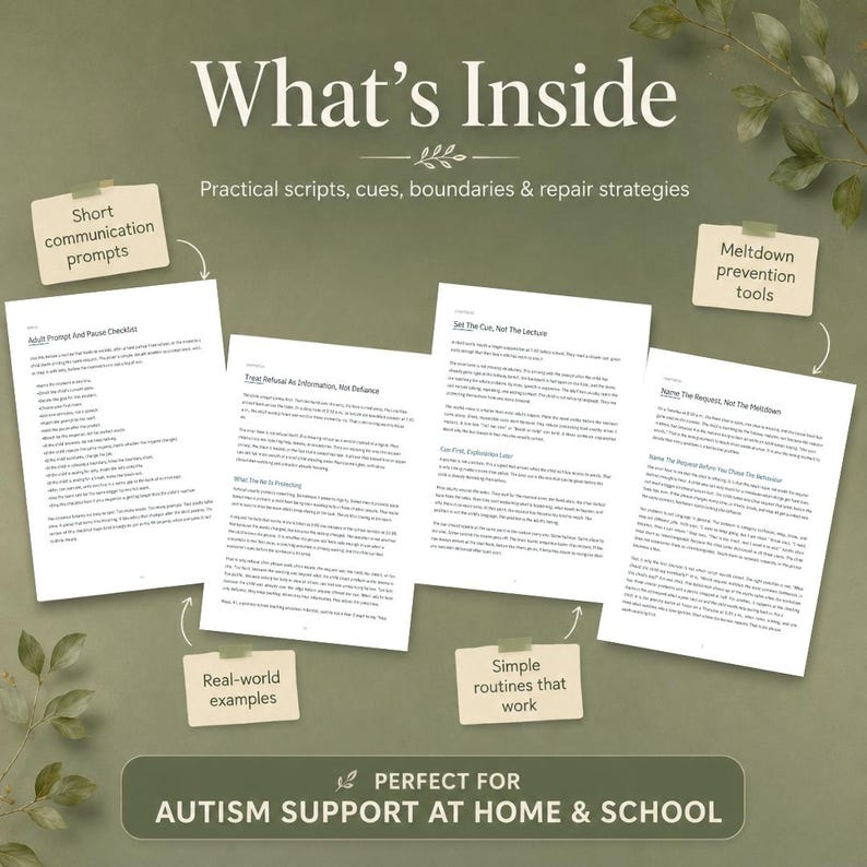 Autism Communication Ebook | Teach Children Help, Break, Stop Requests ...