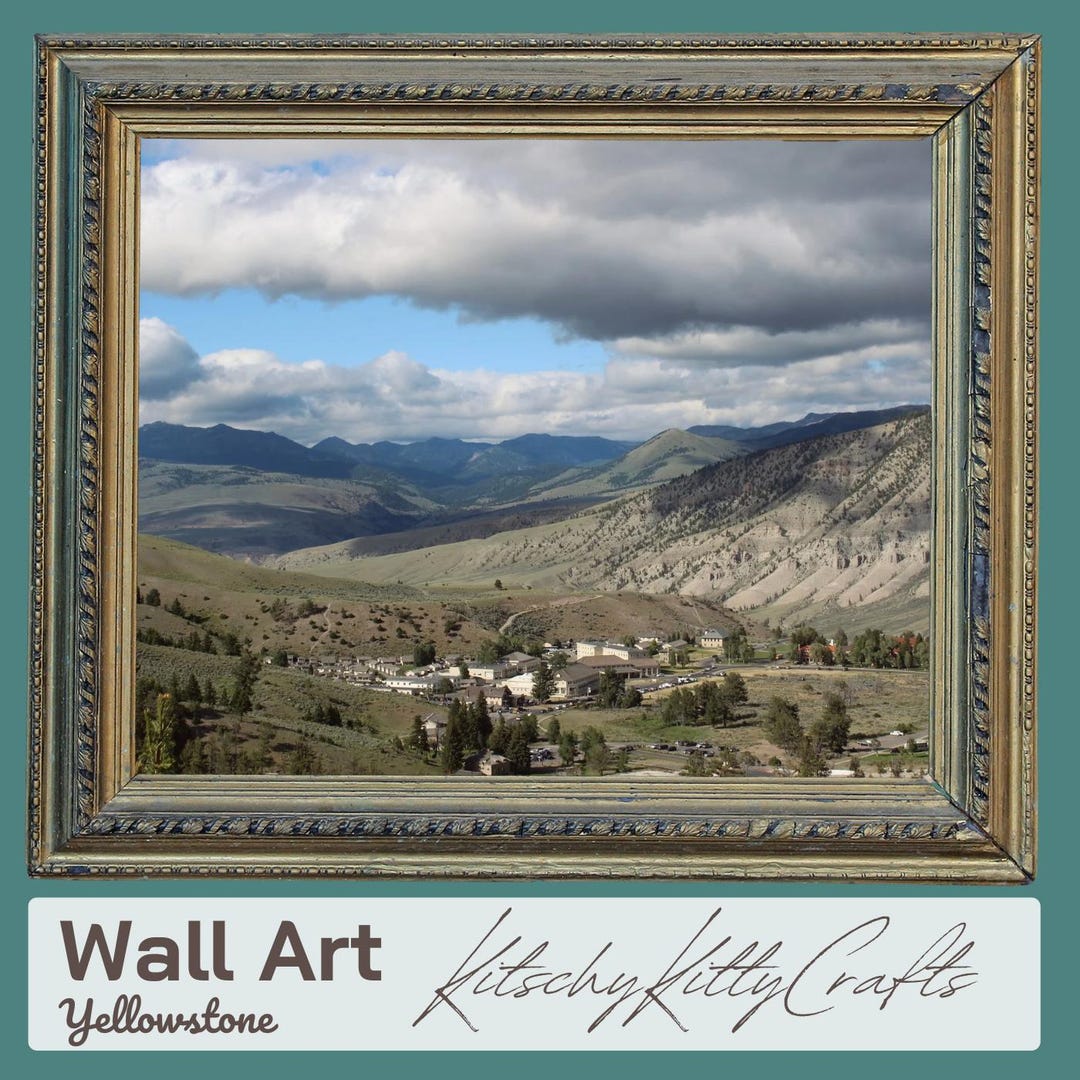 Yellowstone Photography Printable - Etsy