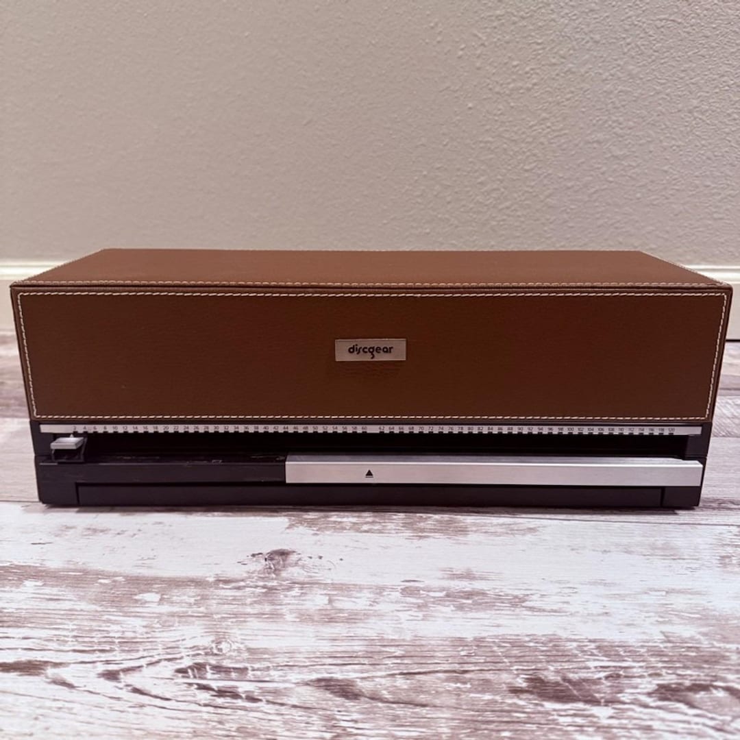 Discgear Selector 120HD CD DVD Storage Holder Brown Faux Leather ...