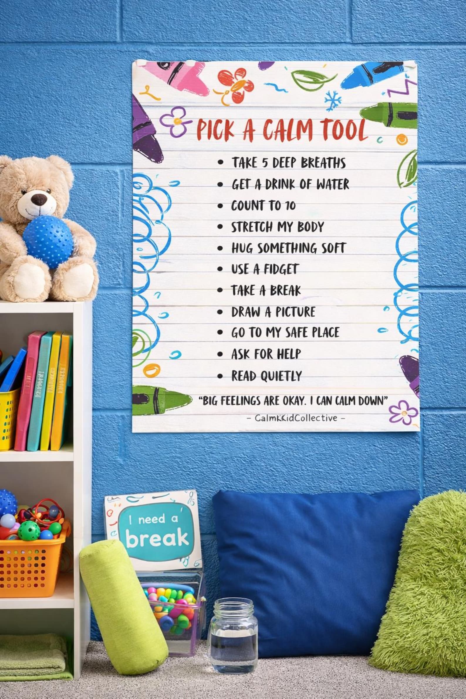 Calm Down Choice Board | Coping Skills Menu, Emotional Regulation ...