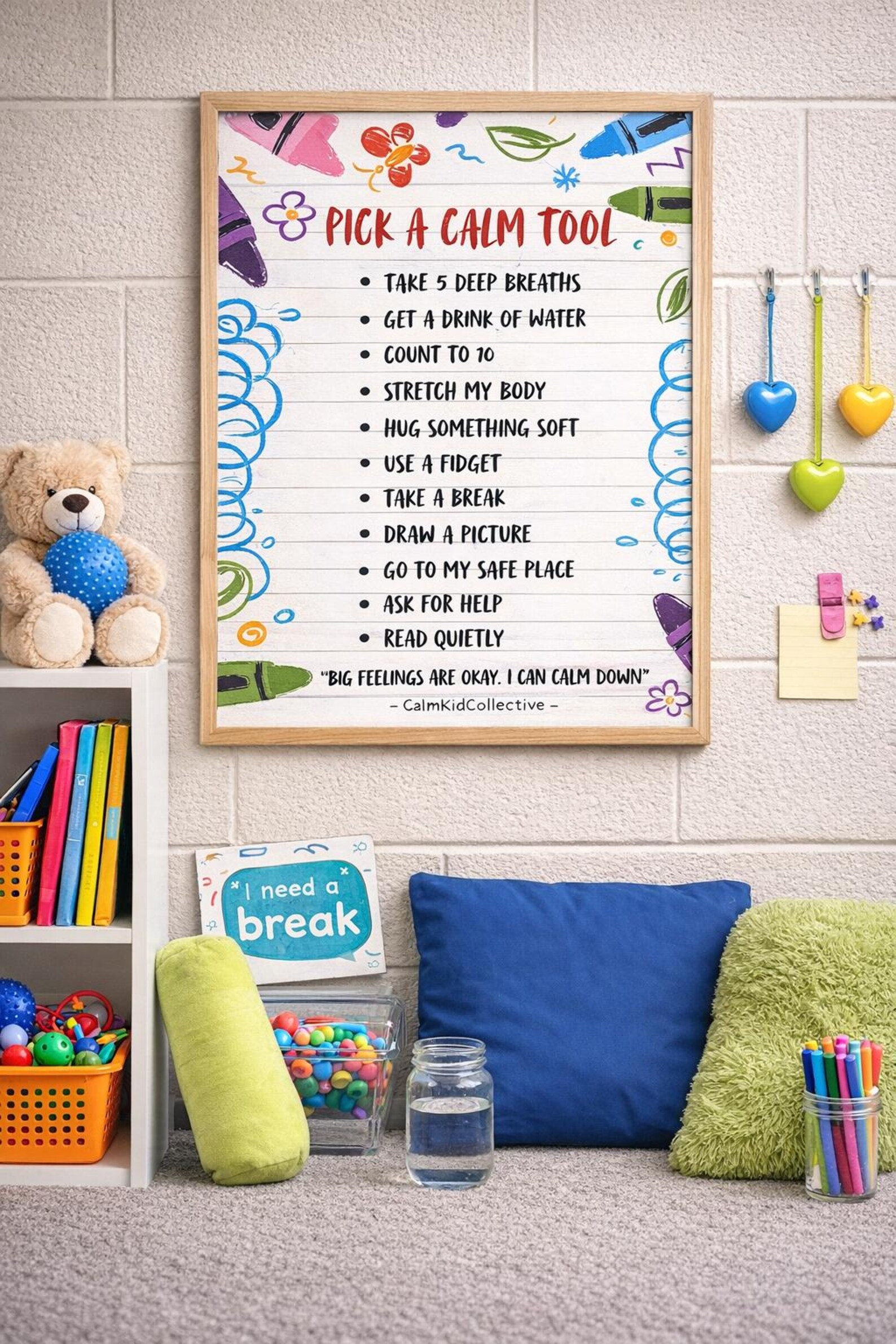 Calm Down Choice Board | Coping Skills Menu, Emotional Regulation ...