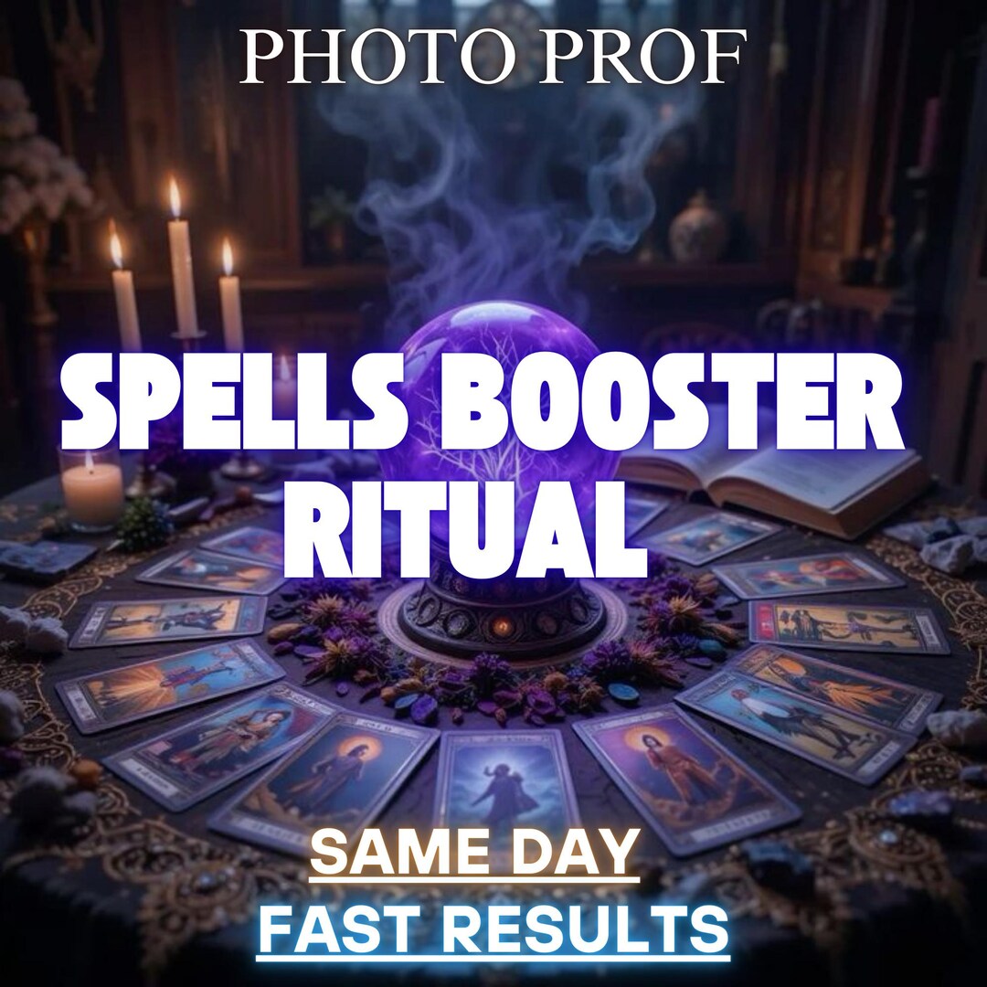 Powerful Spell Booster Ritual, Amplify Magical Results, Strengthen ...