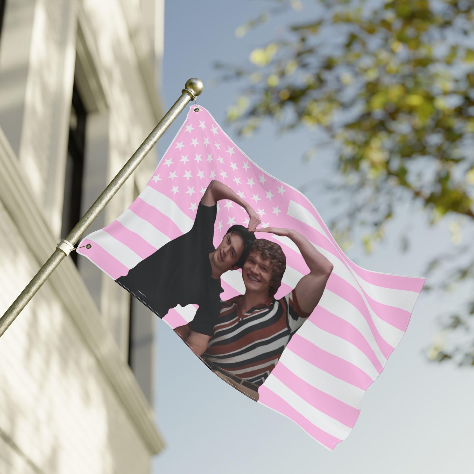 Heated Rivalry Pink American Flag - Etsy Canada