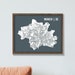 Munich City Blueprint Map Poster, 16 X 20 Art Print of Munich - Etsy